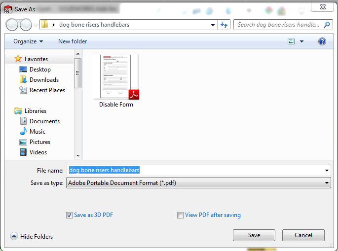 การ Save ไฟล์ PDF เป็น 3D