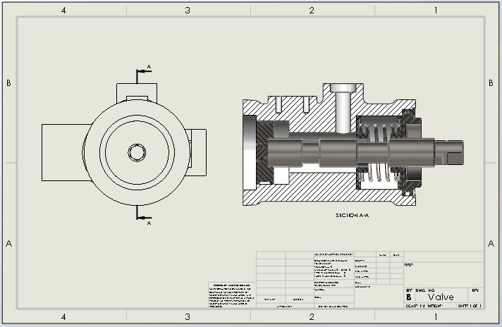 วิธีการตัด Isometric Section View ในงาน Drawing