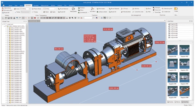 3D CAD Viewer เปิดไฟล์ แปลงไฟล์จาก 3D เป็น 2D CAD ได้สะดวกและรวดเร็ว